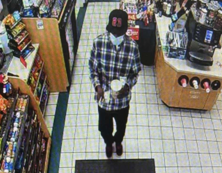 Police search for suspect in armed robbery at convenience store