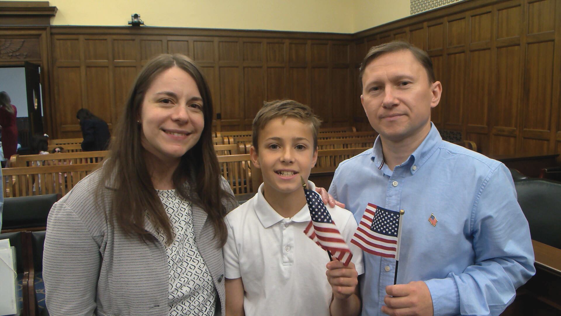 Moldovan family becomes US citizens at Clarksburg ceremony