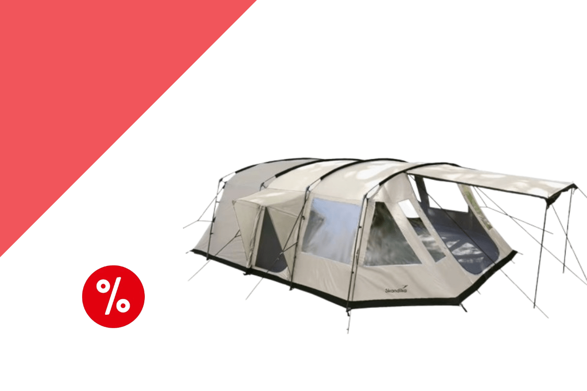 Decathlon Skandika Familienzelt: 50 Euro sparen auf 6-Personen-Tunnelzelt