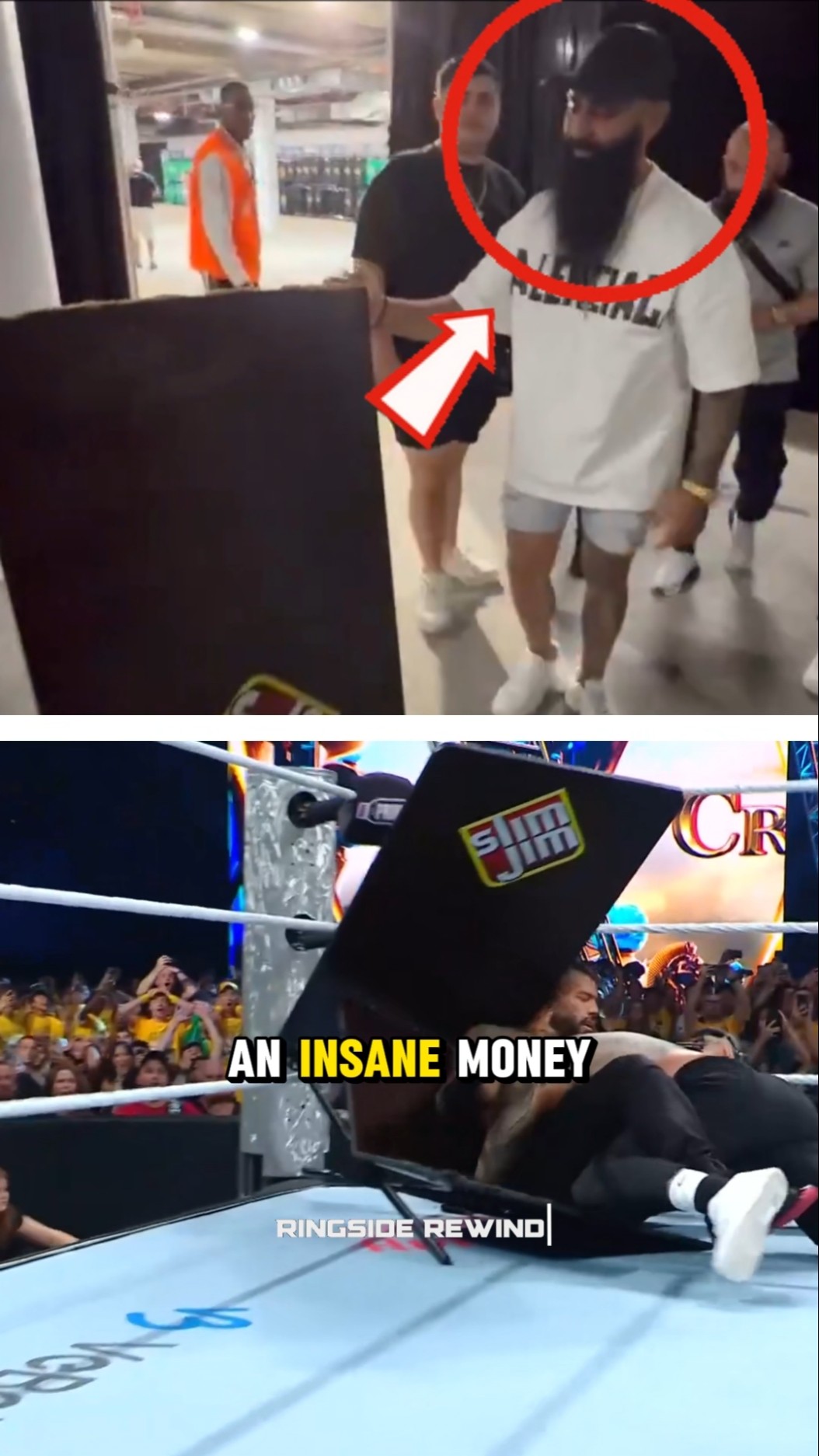 Fan spends $2,500 on Roman Reigns' broken table 😯
