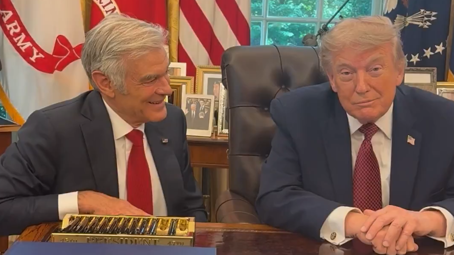 President Trump says he's 'not happy' about turning 80