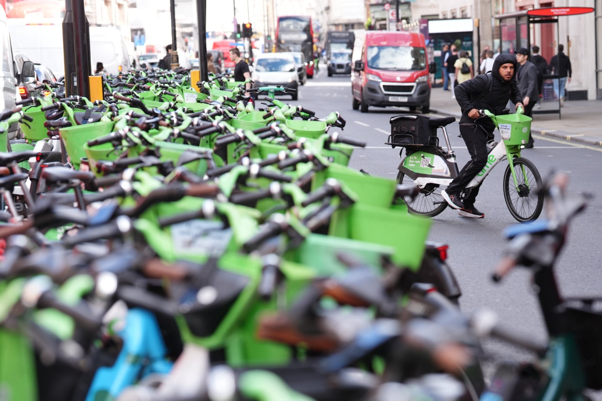 Lime bike riders who dump cycles in central London could face £10 fines