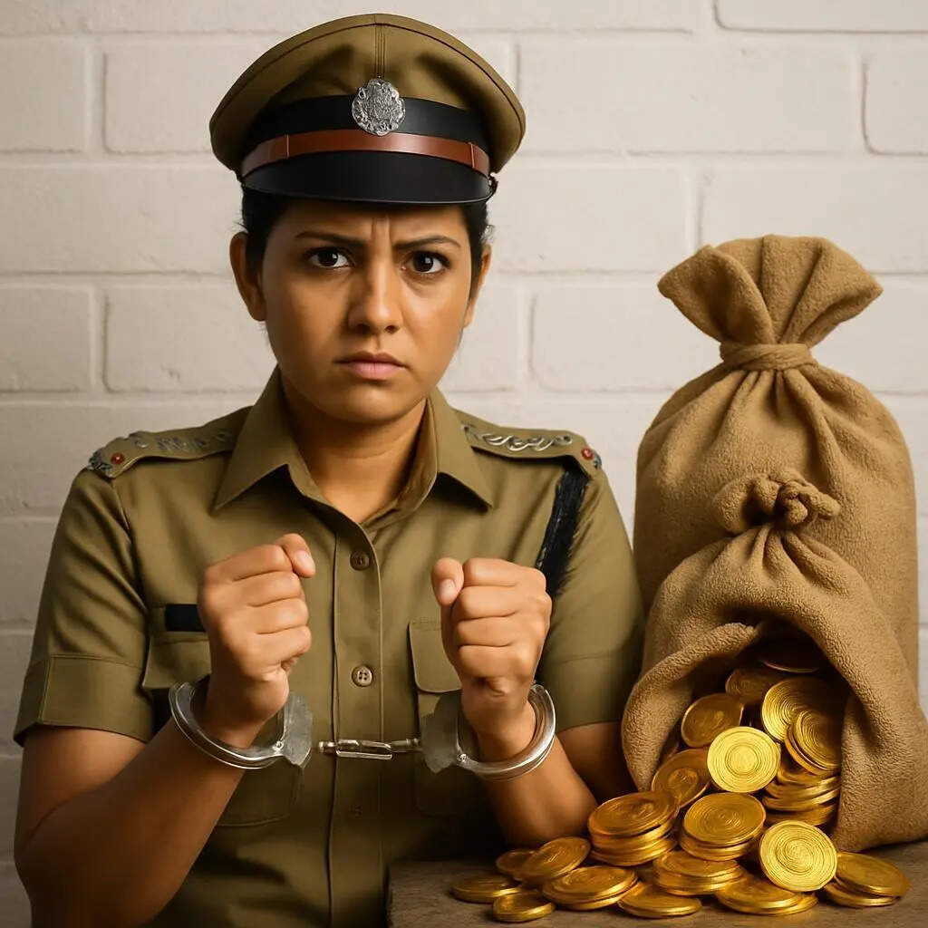 Woman police inspector booked in gold coin fraud case