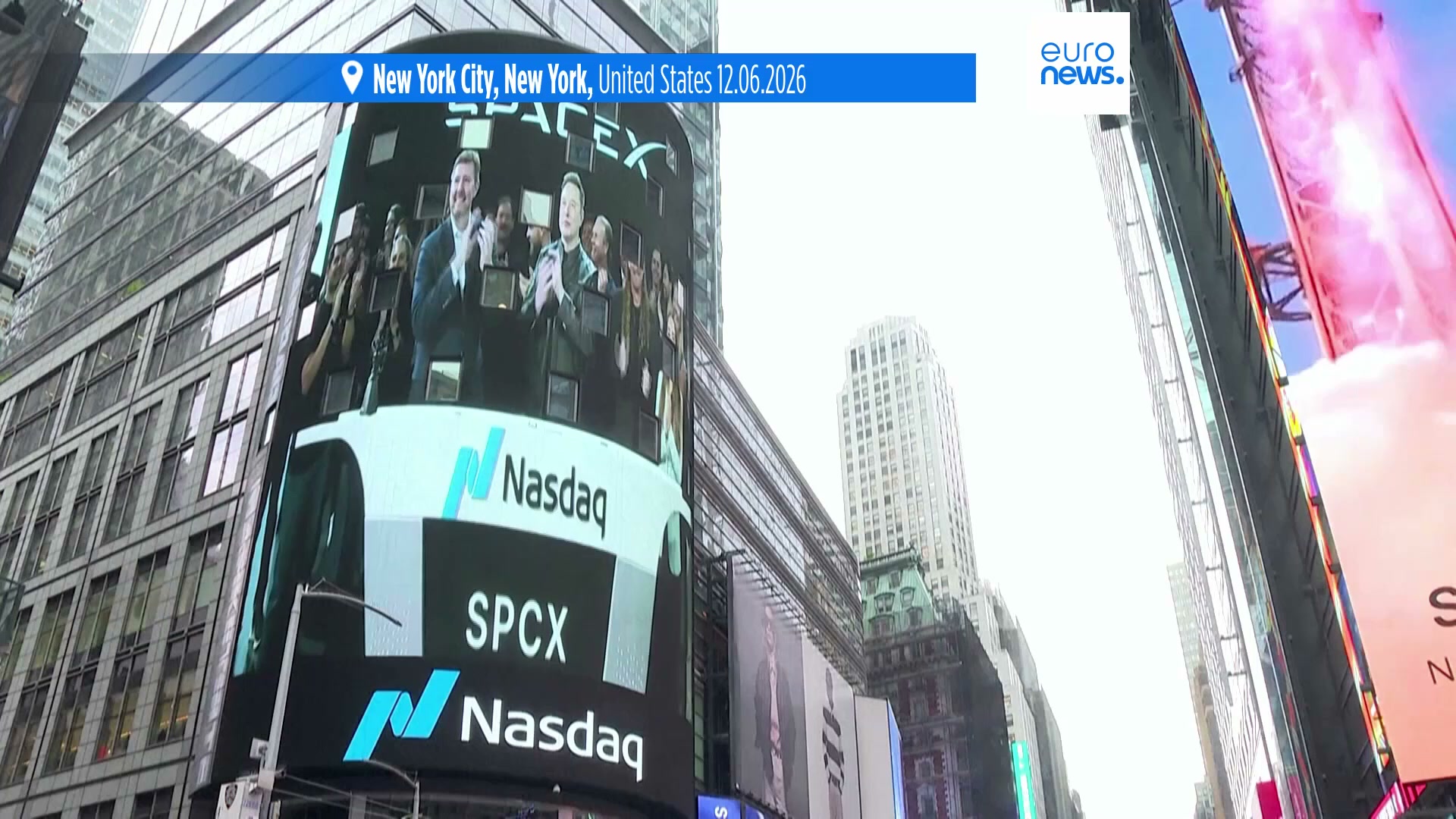 SpaceX makes its Nasdaq debut after the largest public offering in history