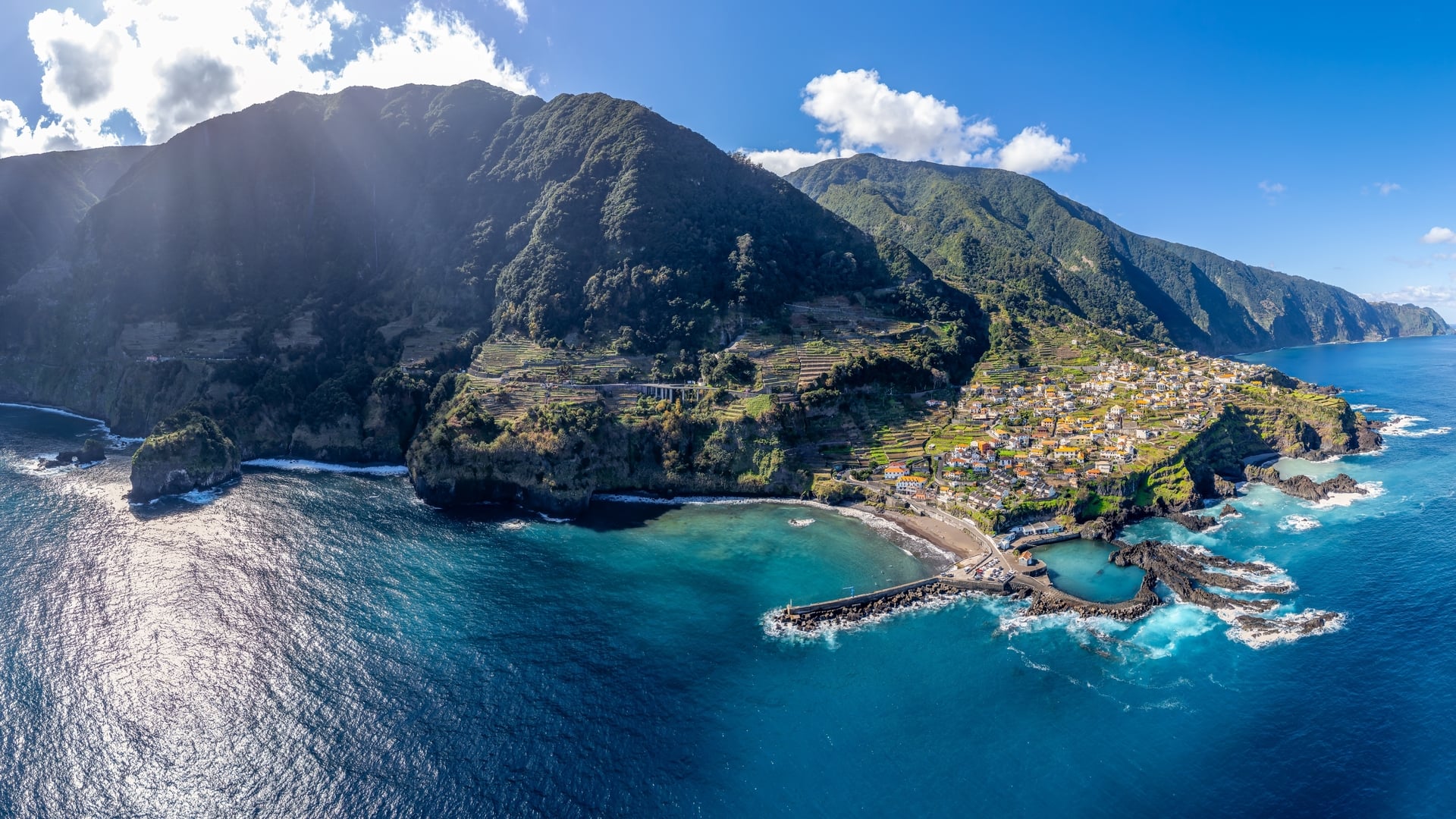 In Portugal, this stunning black sand beach is the jewel of Madeira Island