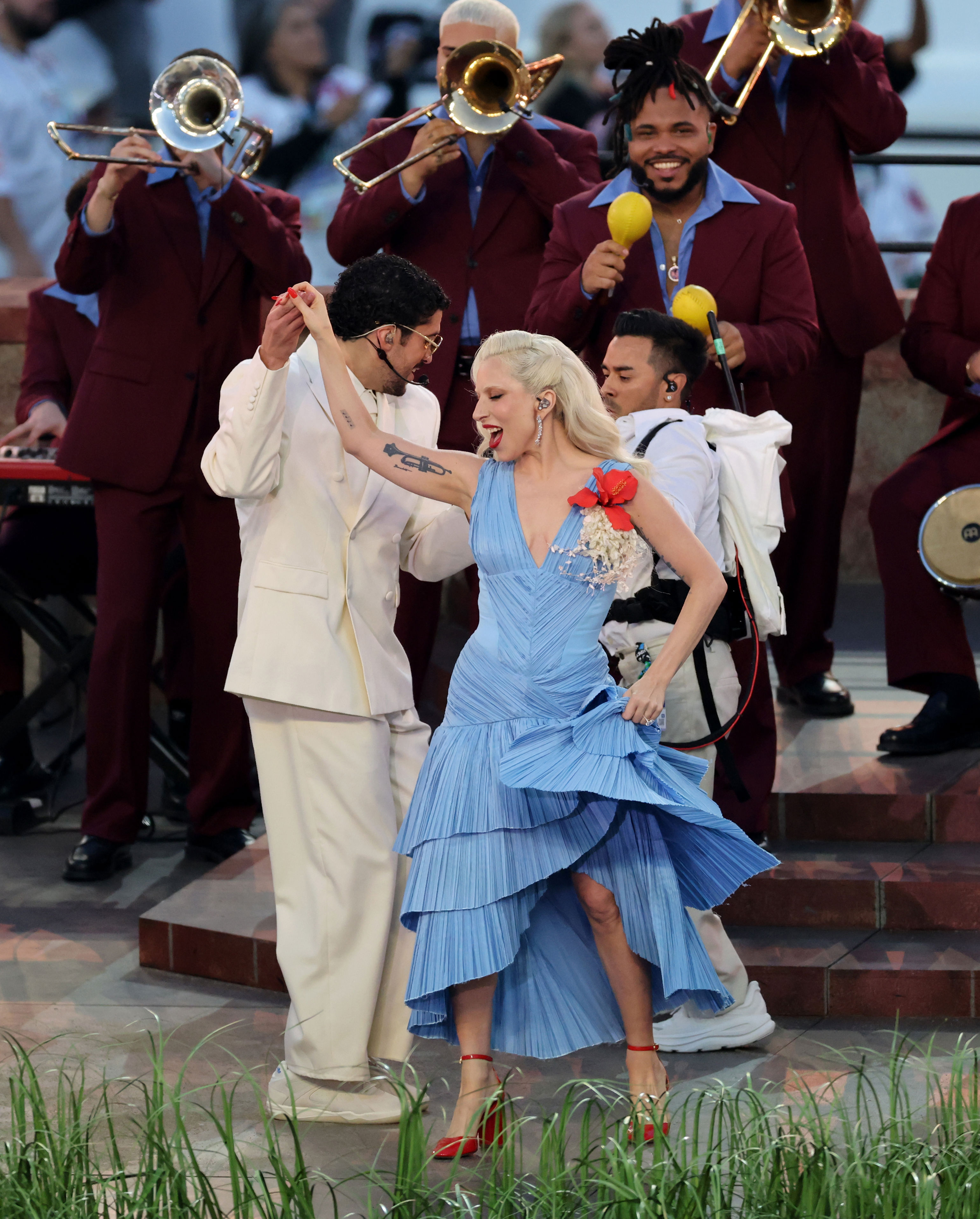 Couple who wed during Bad Bunny’s halftime show details second ceremony ...