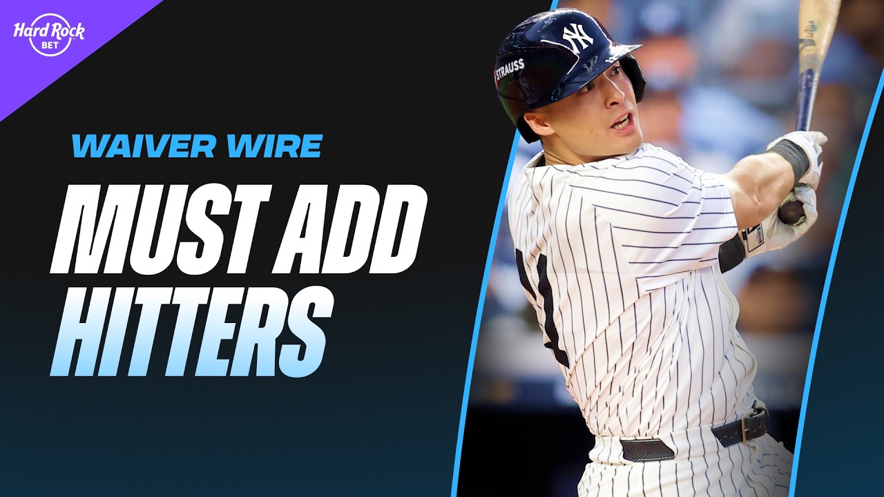 Fantasy baseball waiver wire targets & must-add hitters | Jacob Young ...