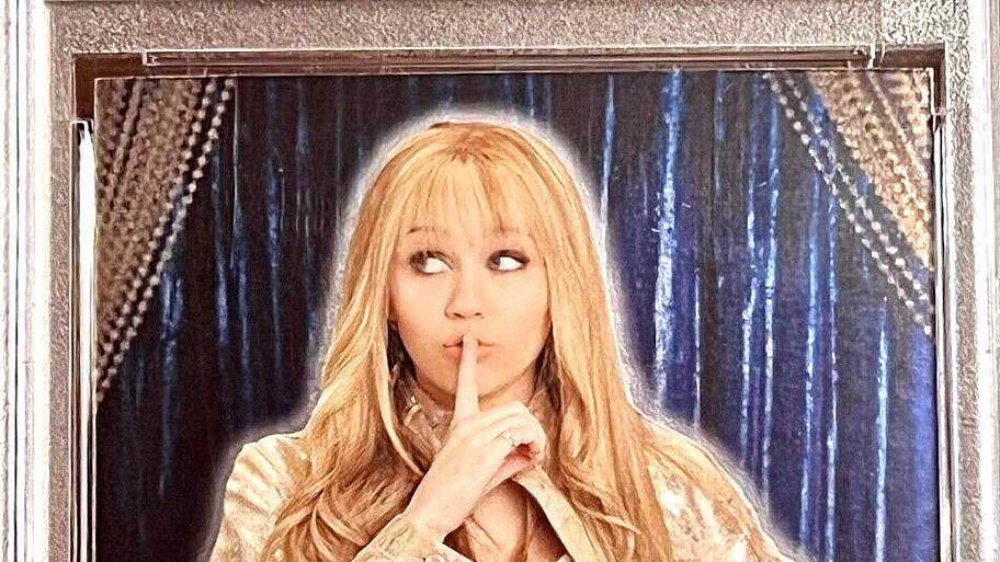 Miley Cyrus signed limited-edition Hannah Montana trading cards