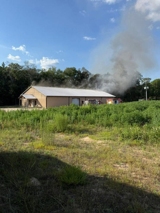 Warehouse burns in Wicksburg