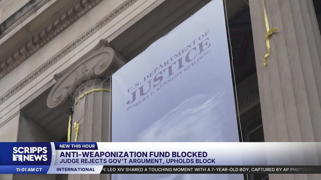 Judge extends block on Trump's $1.8 billion 'anti-weaponization fund'