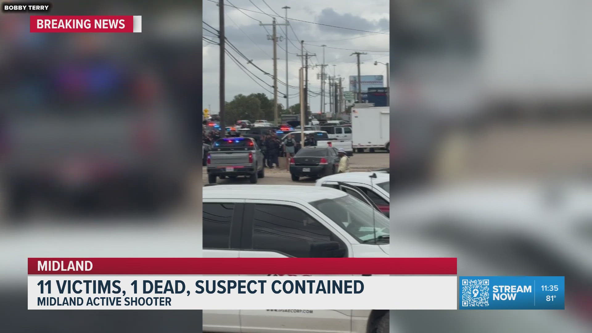 Standoff ended after a mass shooting in Midland left one dead, at least ...
