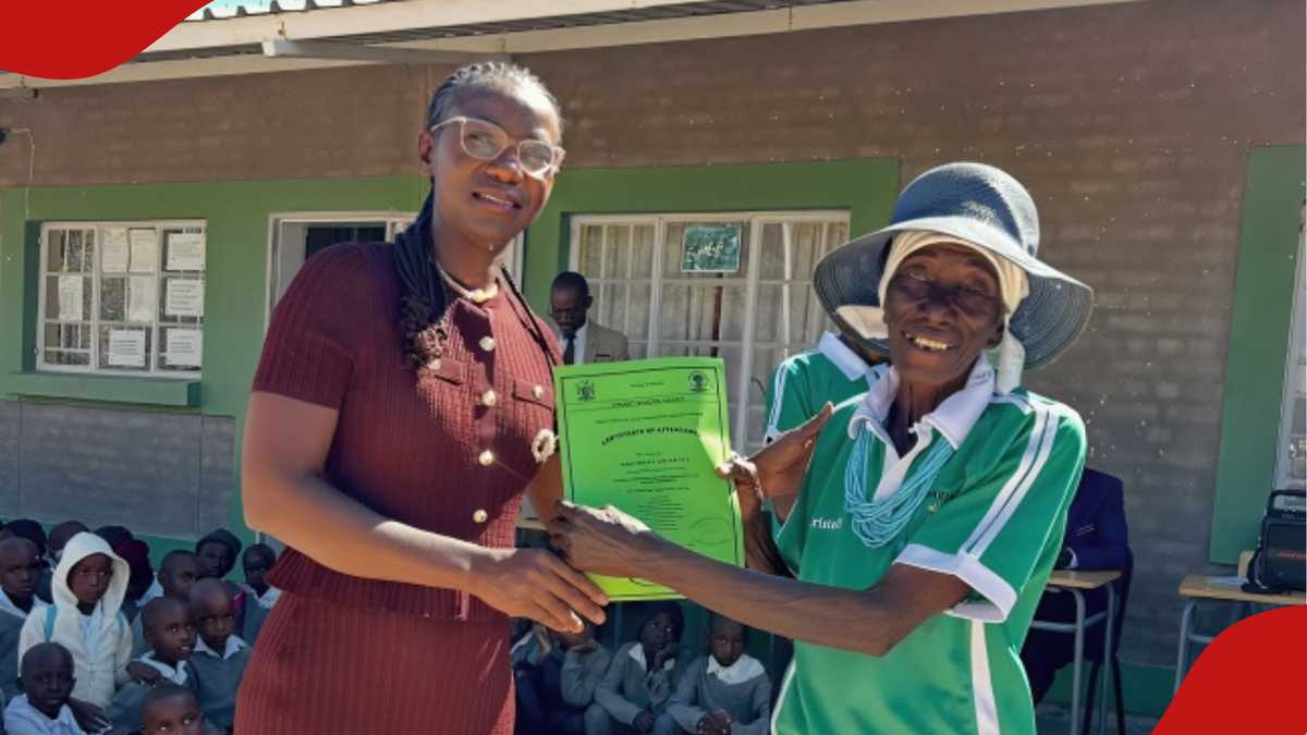 Celebration as 82-year-old grandma graduates in adult education, photos ...