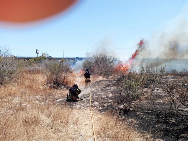 Sucesos.- Controlado un incendio de matorral y turba en el cauce del ...