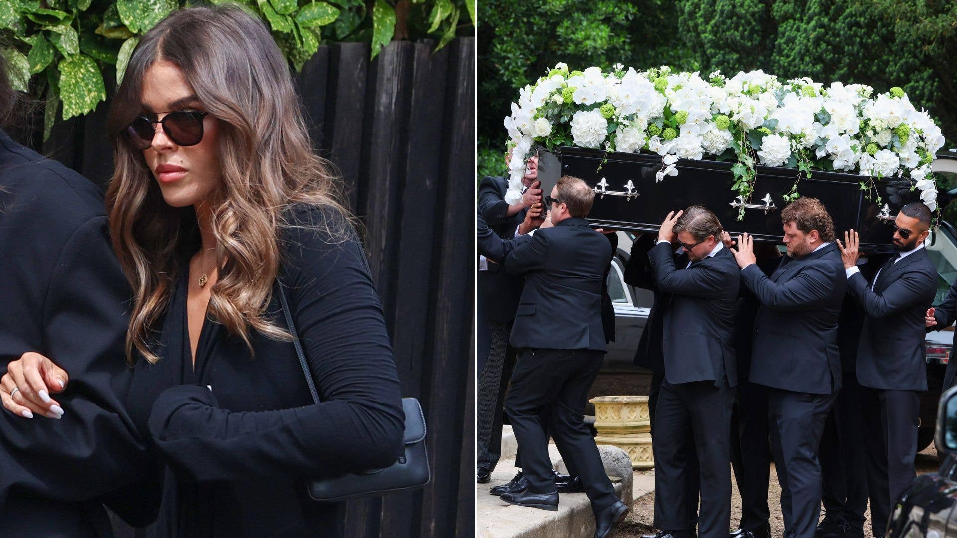 Heartbroken Chloe Lewis leads mourners at TOWIE ex-boyfriend Jake Hall ...