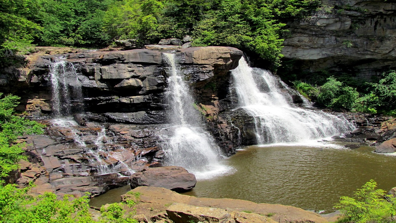 West Virginia has a canyon 1,000 feet deep, and the water runs amber ...