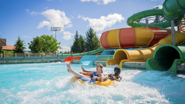 This adults-only Ohio waterpark has a swim-up bar and lazy river