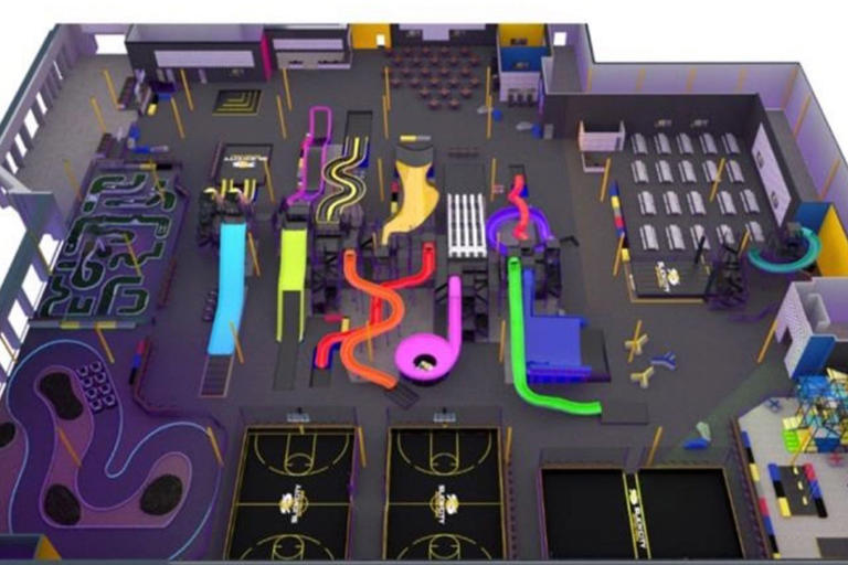 The largest indoor slide park in the US is opening this month ...