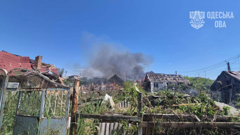 Missile slams into homes in Odesa region, leaving wounded