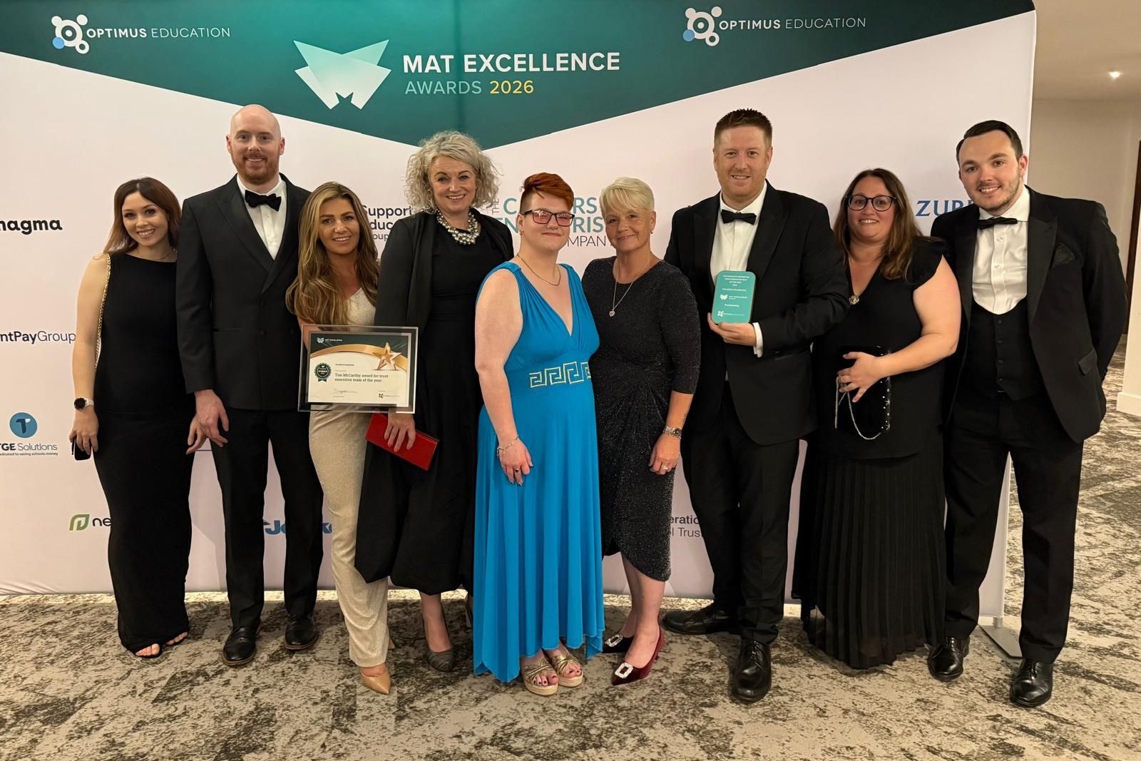 Local academy trust wins national executive team of the year award