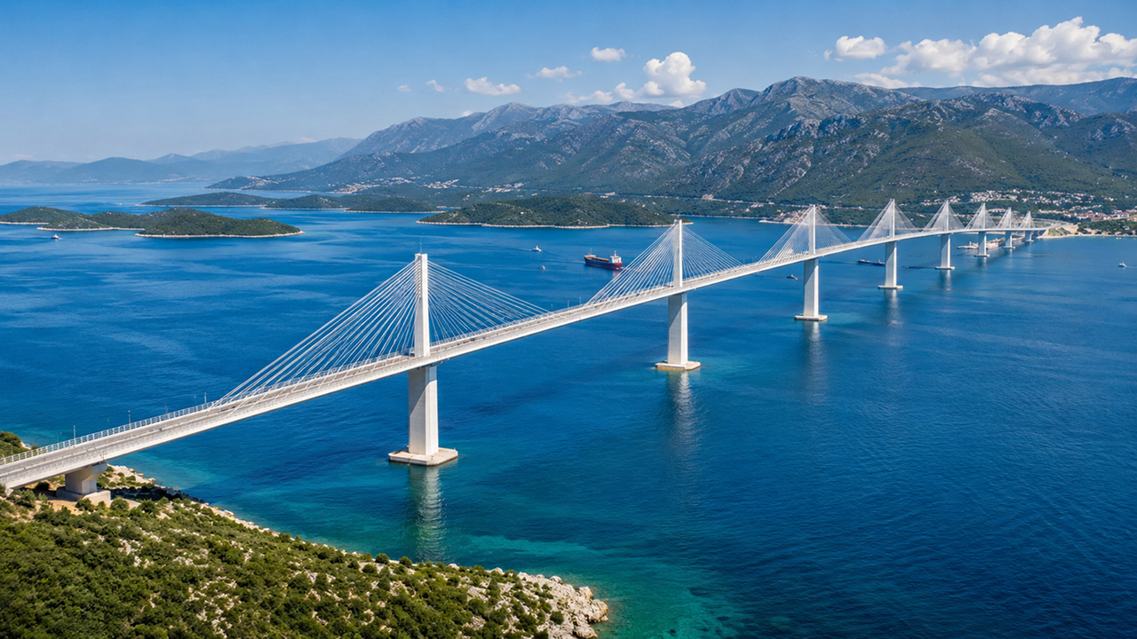 The $650 million bridge Croatia needed for decades, built by China ...