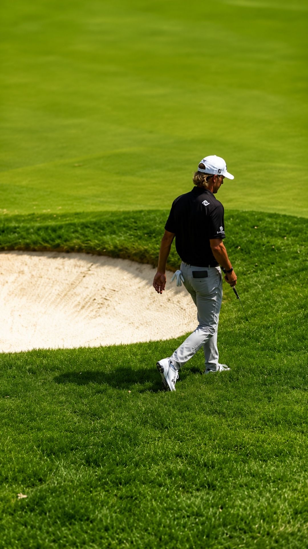 Eric Cole holes out from the rough for eagle at Memorial Tournament