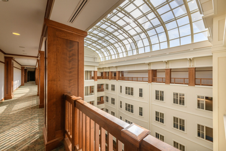 Basket-shaped office building on market for $8.5 million