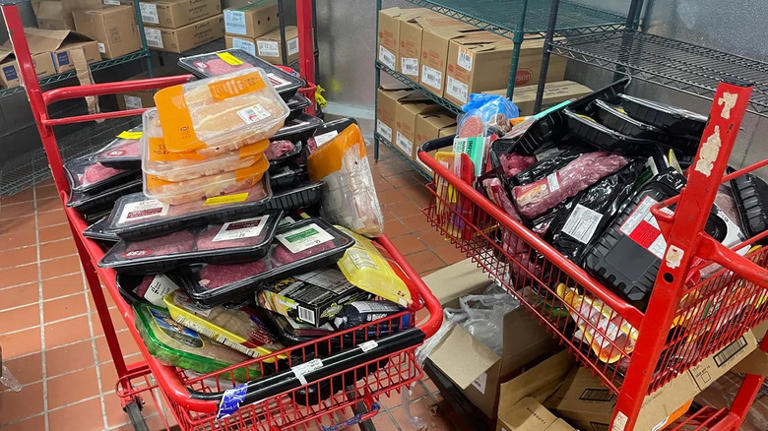 What Target does with unsold food products