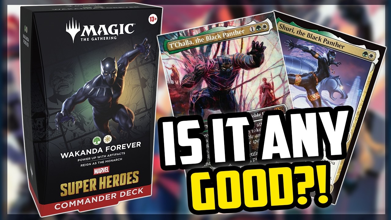 Wakanda Forever commander deck revealed actually really good?