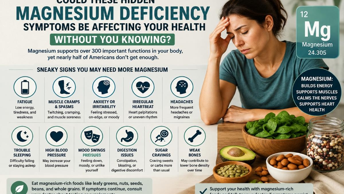 Could these hidden magnesium deficiency symptoms be affecting your ...