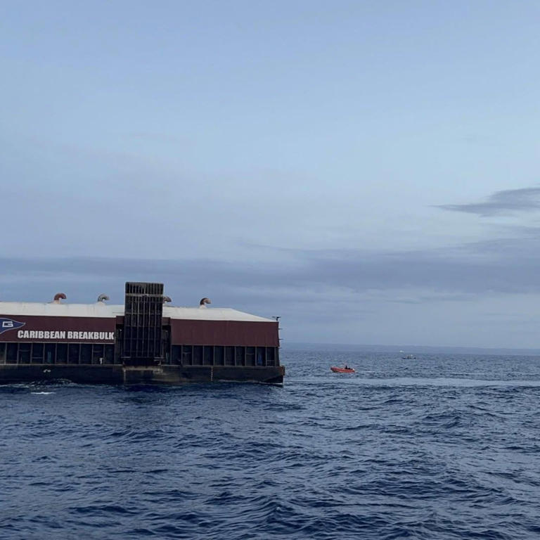 Stowaway with 524 pounds of cocaine, gun found on barge in Caribbean