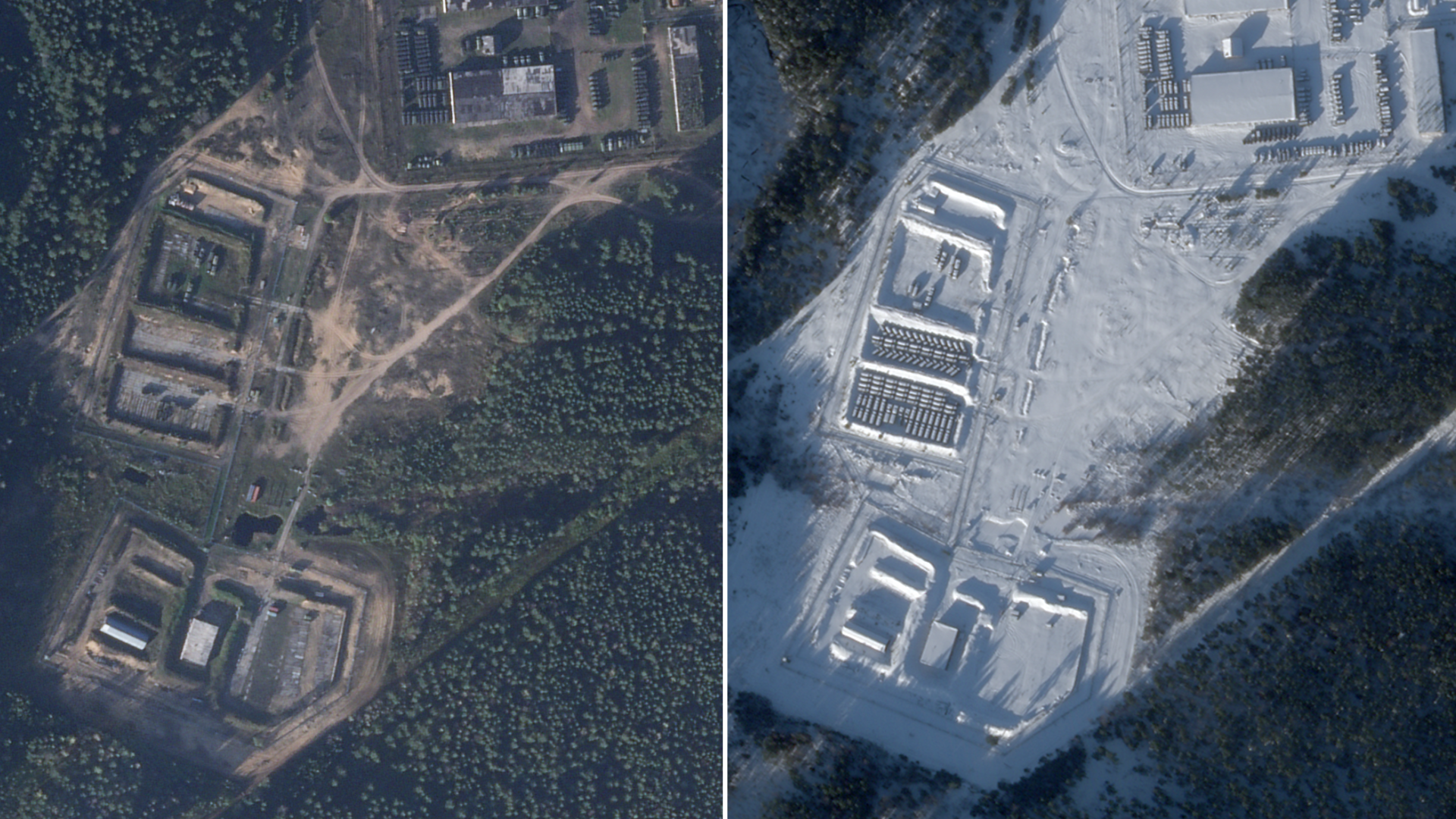 Luchtbeelden tonen uitbreiding Russische militaire aanwezigheid langs ...
