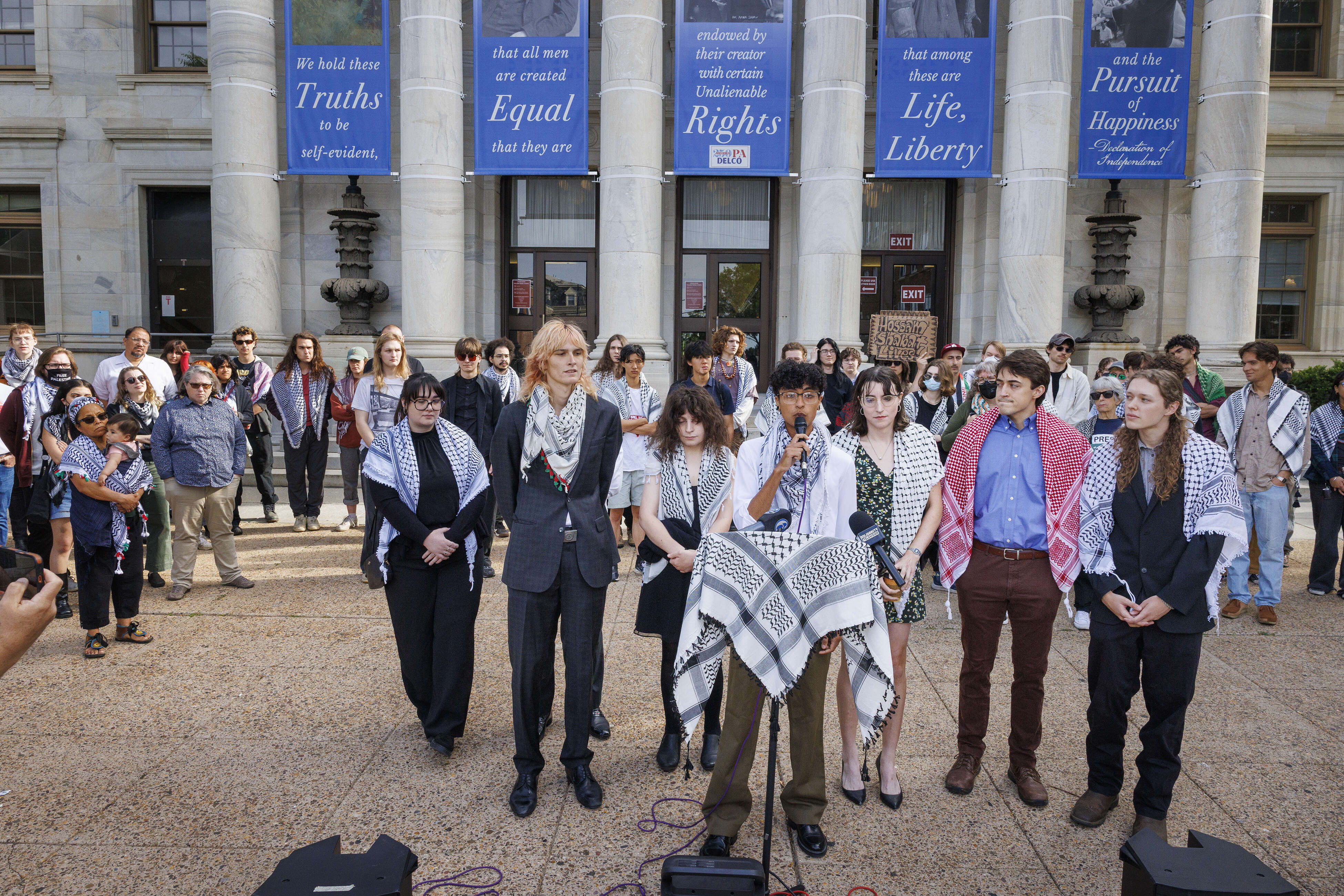 Swarthmore 9 ask DA to drop 'absurd' charges | Inquirer Greater Media