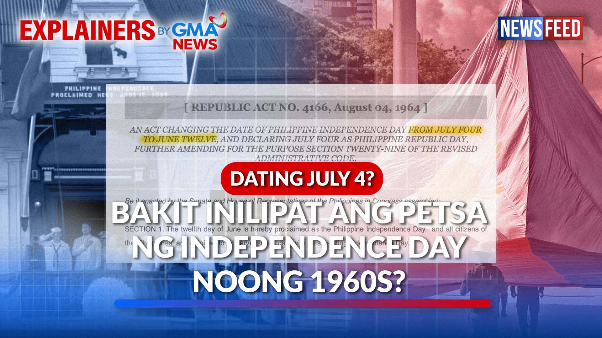 Explainer: Why the Philippines for some time marked Independence Day on ...