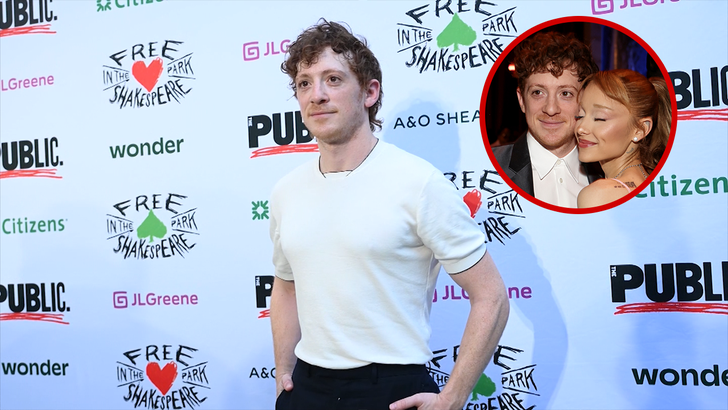 Ethan Slater flies solo for first event after Ariana Grande split