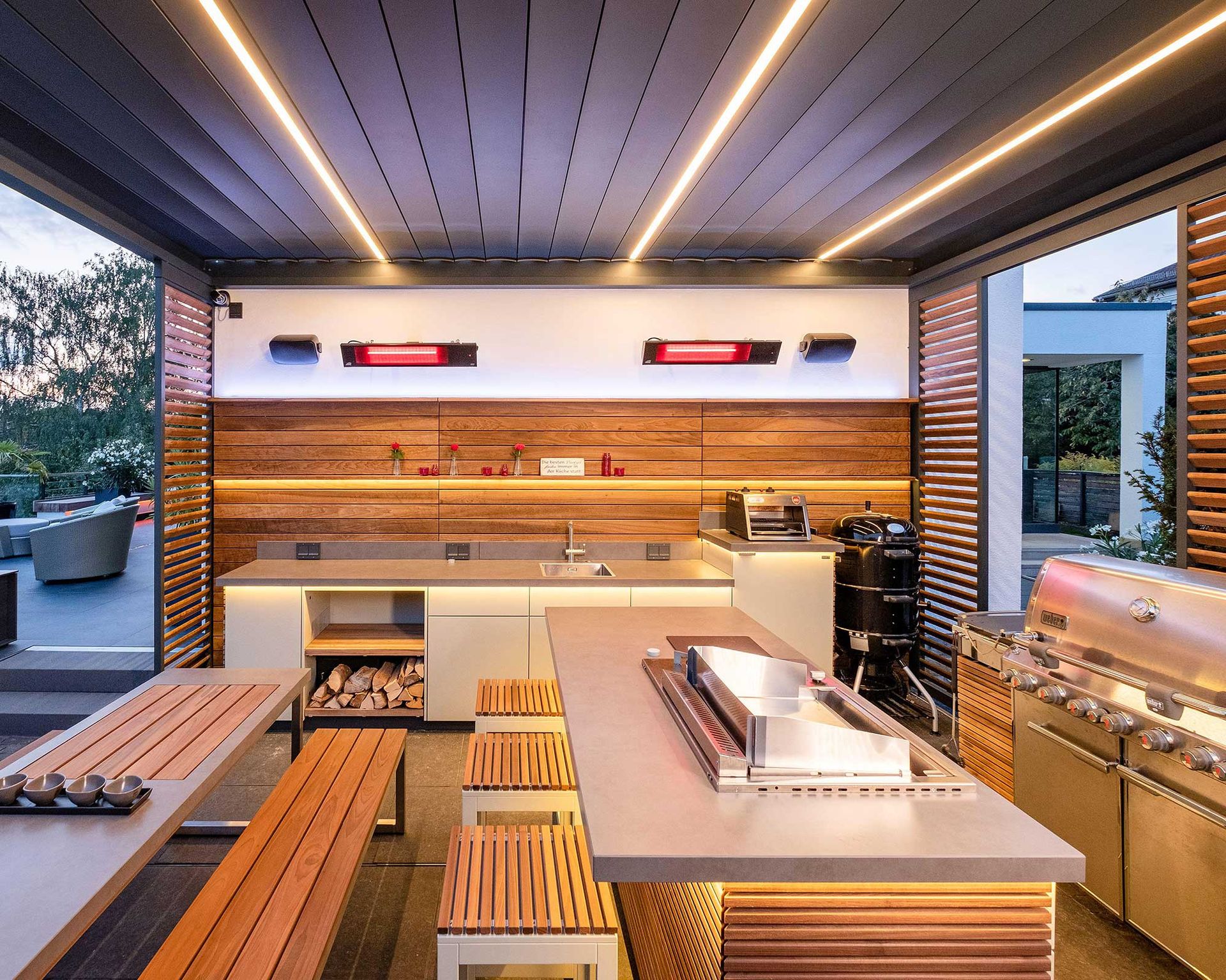 Chic outdoor kitchen ideas