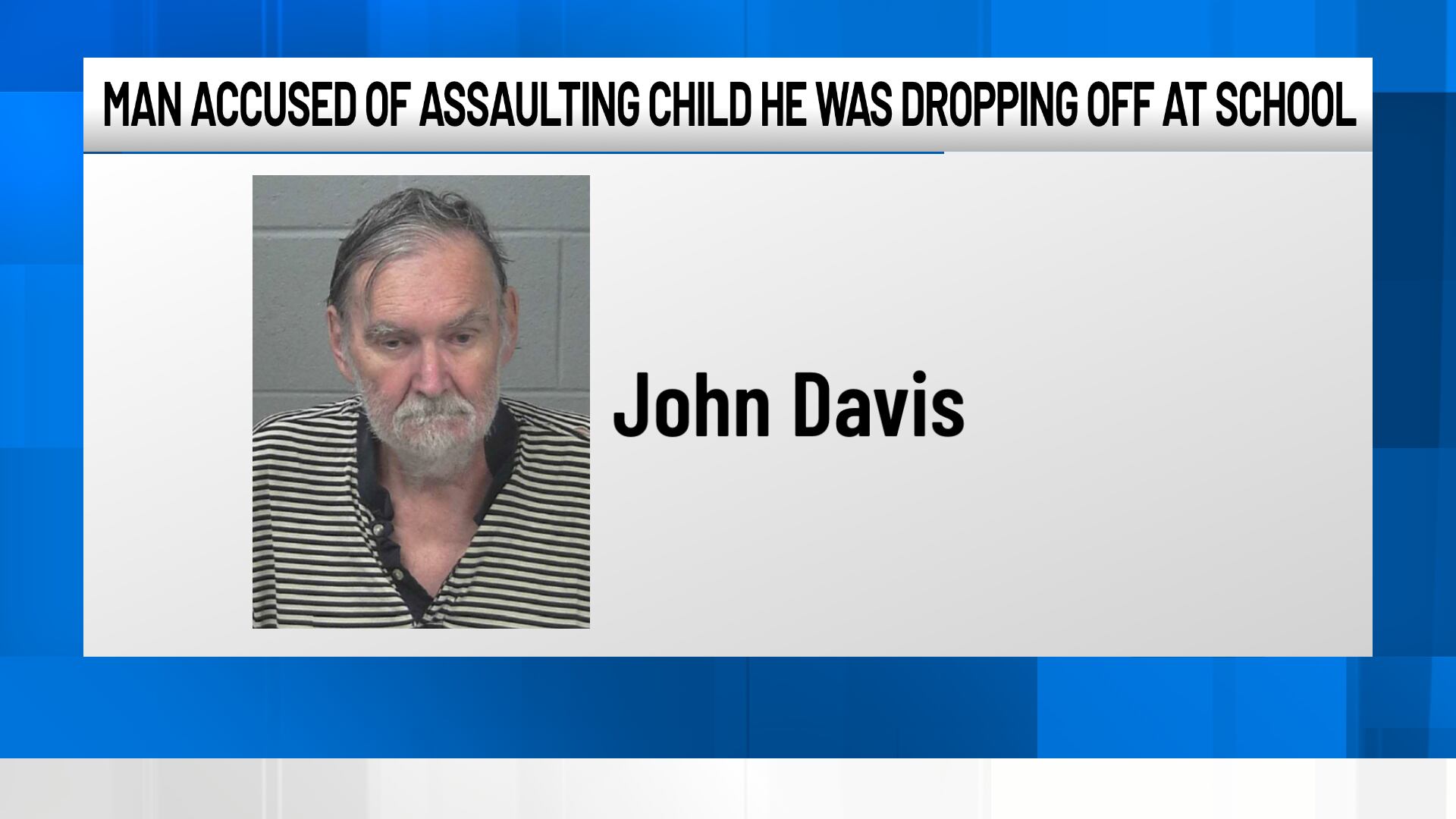 Man accused of hitting, kicking Bangor child during school drop-off