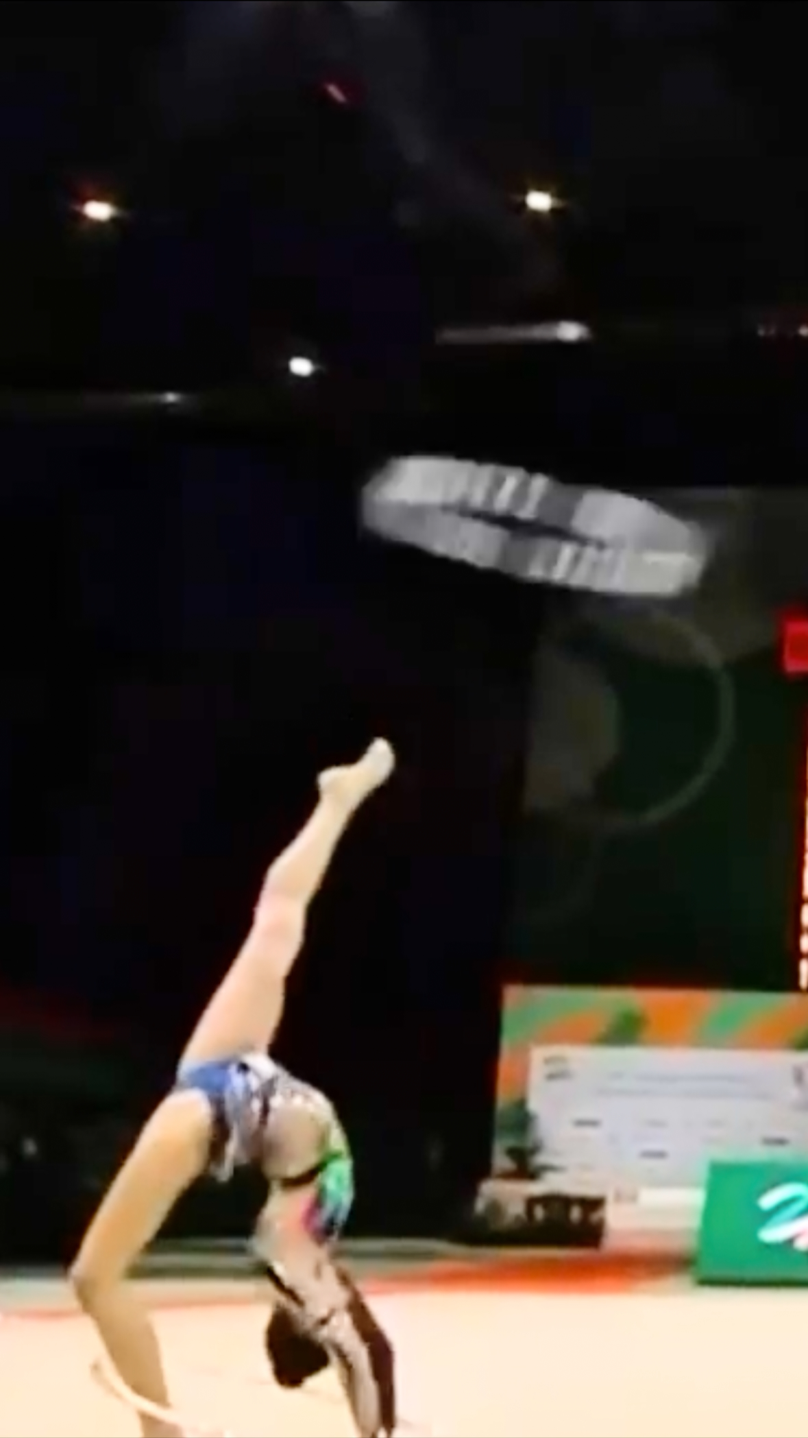 Gymnastics spotters' lightning-fast reflexes prevent injuries