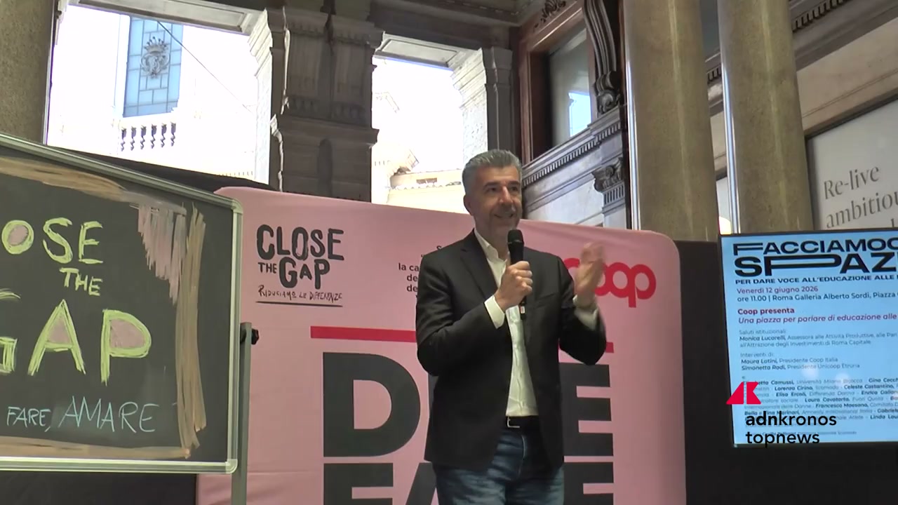 'Close the gap', campagna Coop per la prima volta in un luogo pubblico ...