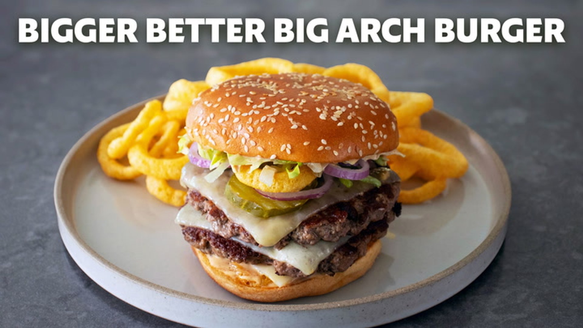 How to make a bigger better big arch burger