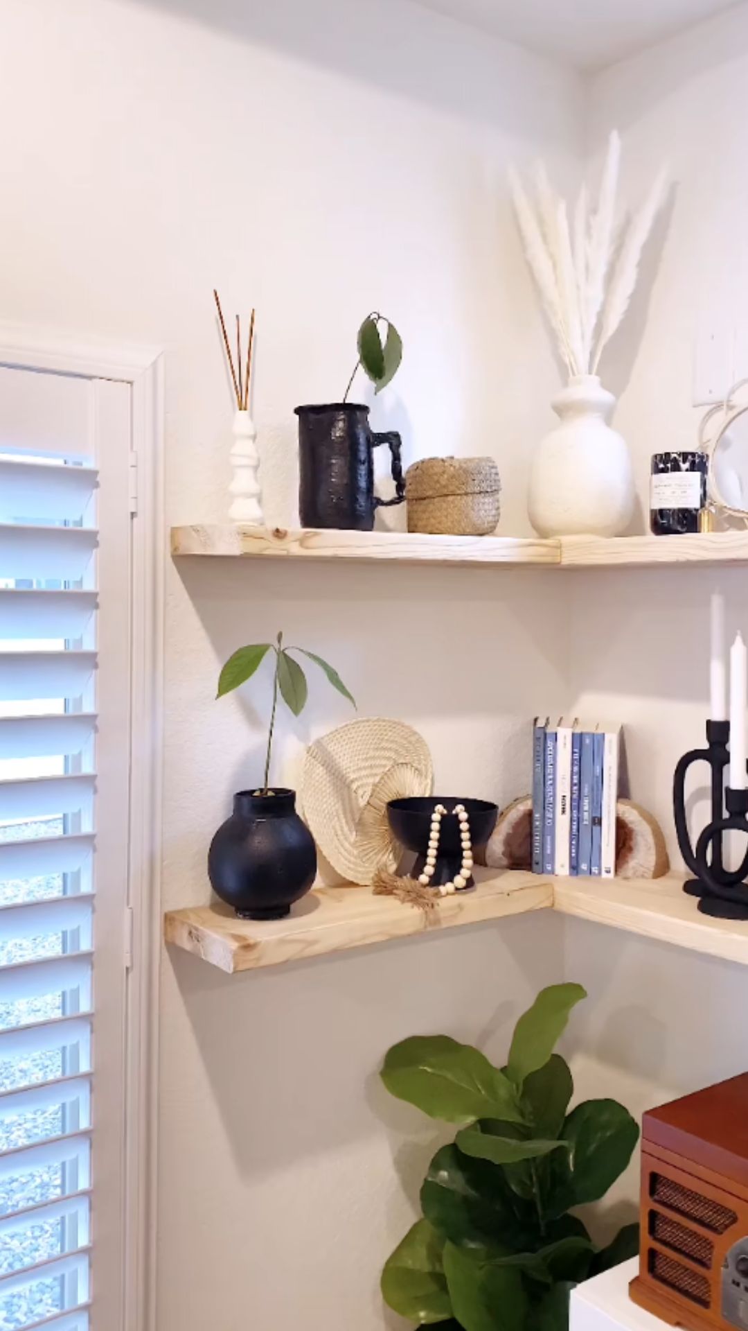 Floating shelves installation: Transform your living room