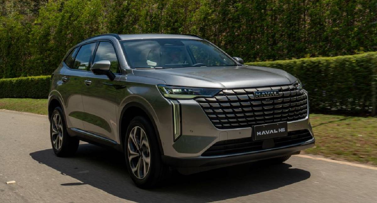 GWM Haval H6 2027 estreia combinando eletrificação e etanol