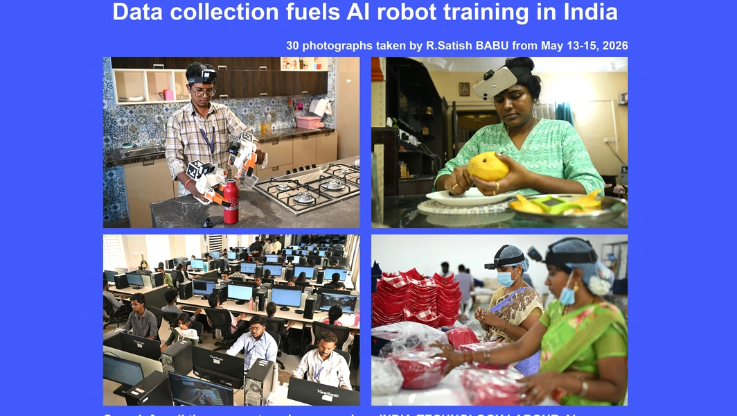 Indian homemakers earn by training AI robots with daily chores