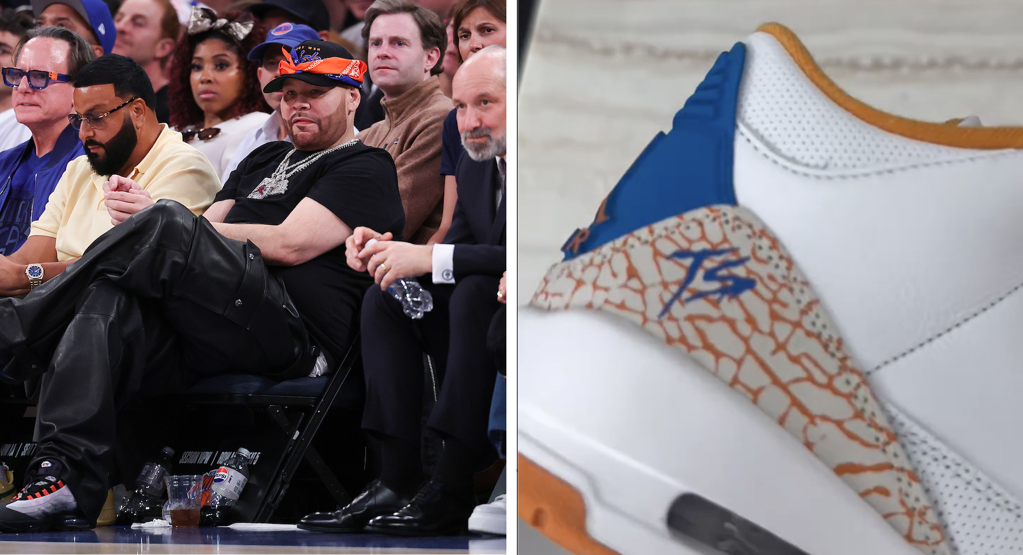 Fat Joe gets custom Knicks Air Jordan 3 and Air Jordan 1 Low