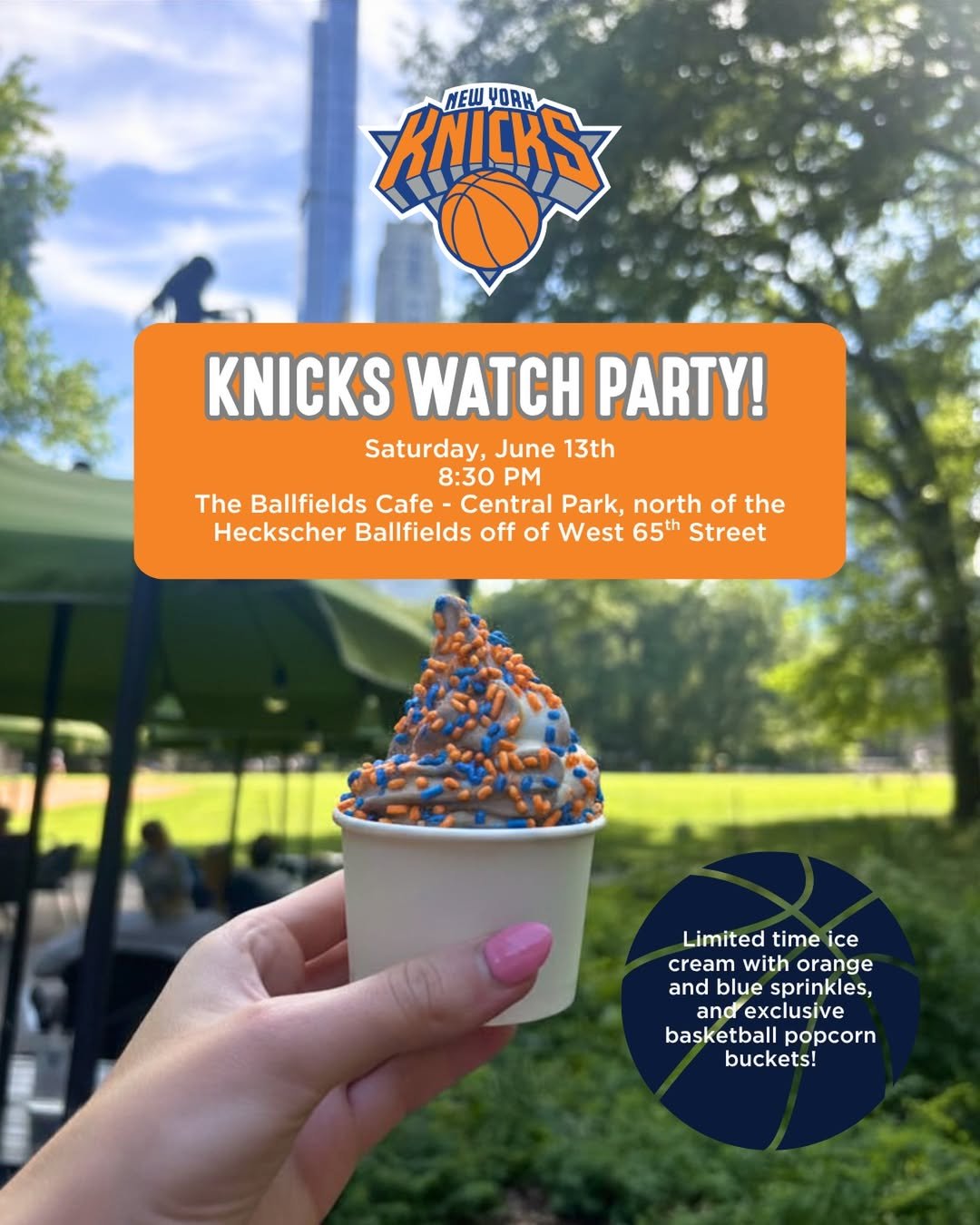 Ballfields Cafe Knicks watch party, NYC