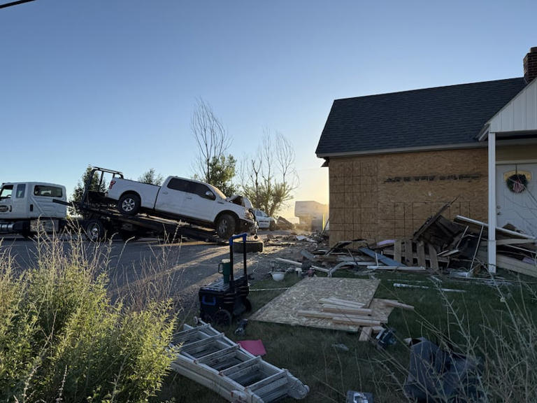 ‘Erratic’ driver slams into a home into Utah home, police say