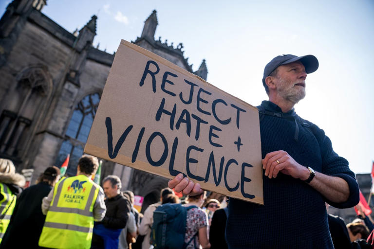 Police in plea for lawful protest during anti-racism demonstration in ...
