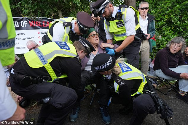 Police arrest 72 people for supporting proscribed terror group ...