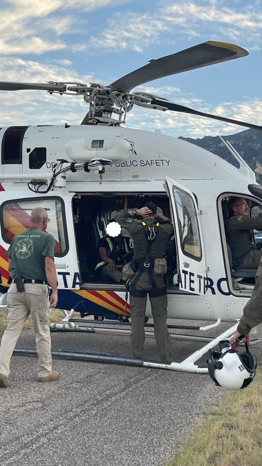 Cochise County crews rescue man stranded on cliffside