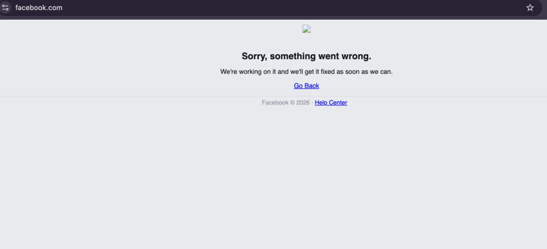 Breaking: Facebook users report outages, log-in issues