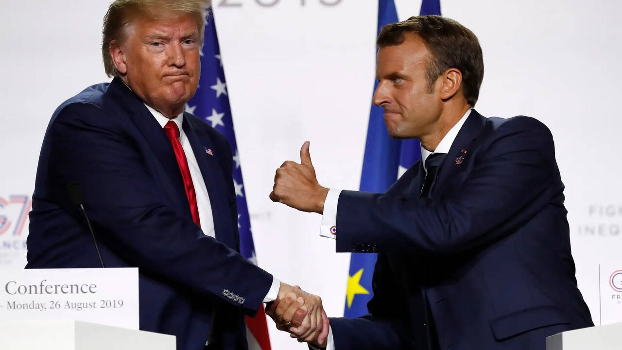 Trump and Macron's strained relationship highlights G7 summit tensions